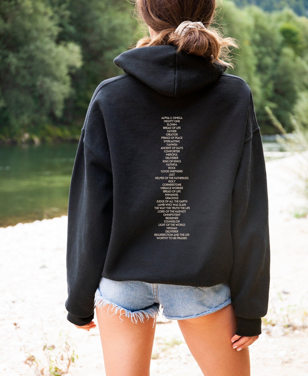 I AM Names of God Hoodie I AM Hoodie Yahweh Lion of Judah Sweater Names ...