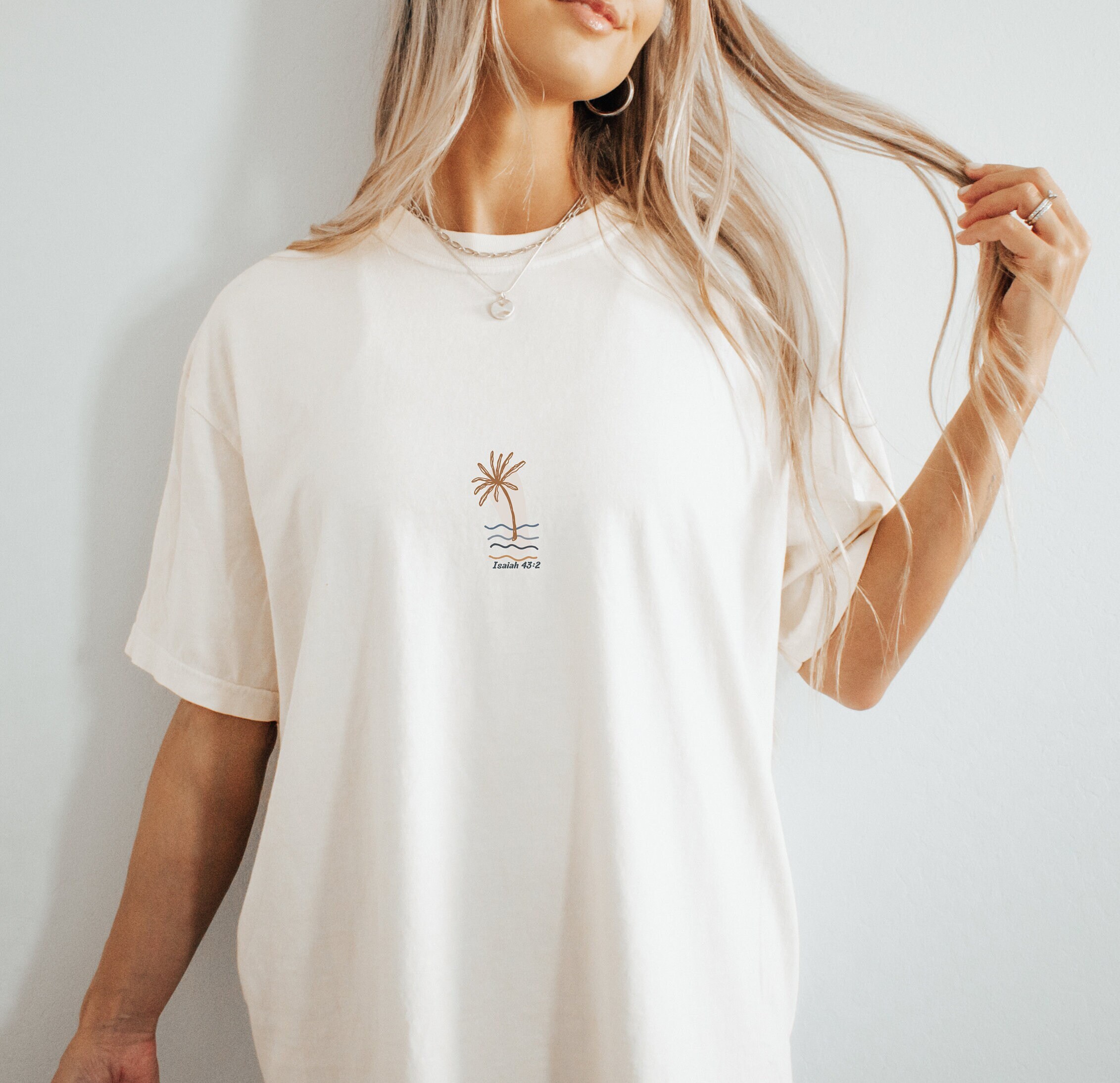 Boho Surf Style Christian Mermaidcore Ocean Inspired Coastal Shirt ...