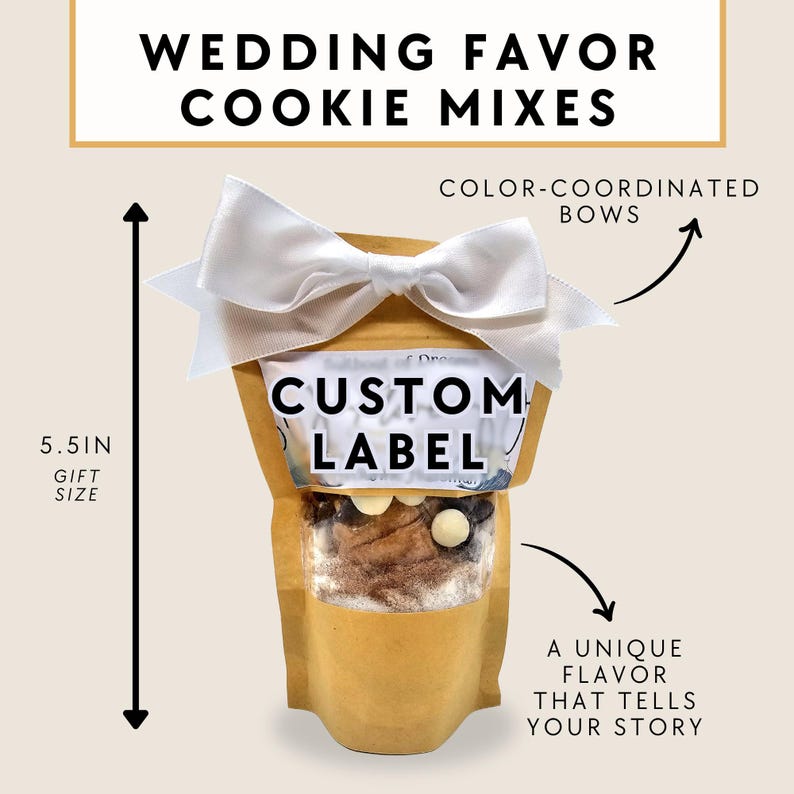 Wedding Favor Cookie Mix - Personalized "happily Ever After" Flavor ...