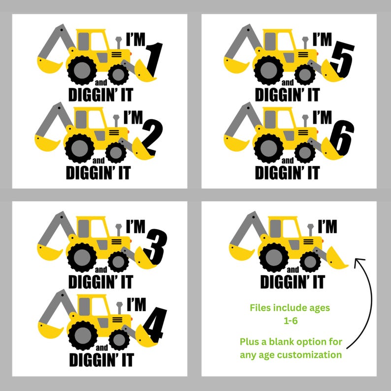 Construction SVG PNG | Builder Clipart Cut Bundle | Cricut Shirt Decals ...