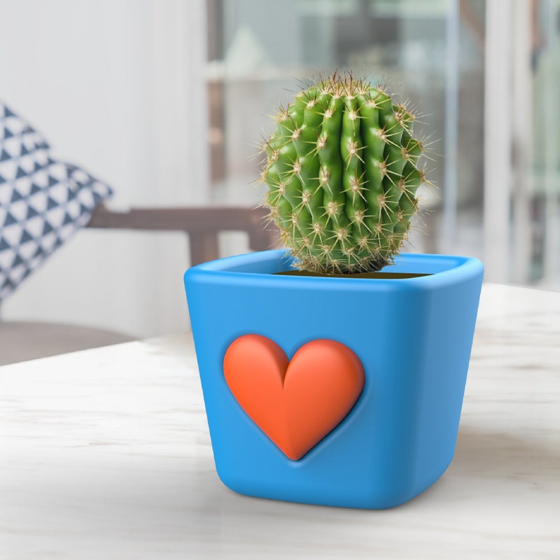 Heart Flower Pot - Etsy