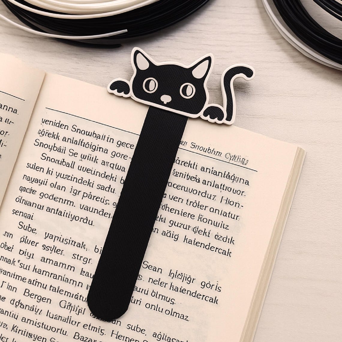 Cat Head Bookmark, Cute Bookmark 3D STL File, Cat Lover Gift, Book ...