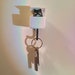 Cute Cat Motion Key Holder Cat Hook Keychain for Wall - Etsy