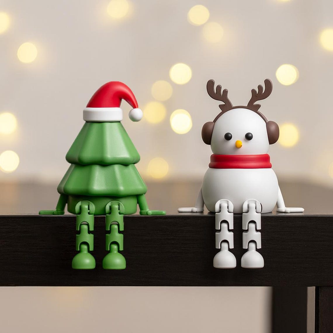 Flexi Xmas Decors | Santa Hat Christmas Tree & Reindeer Snowman ...