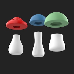 Mushroom Storage Boxes, 3 Containers Set, Mini Box Models, Mushroom ...
