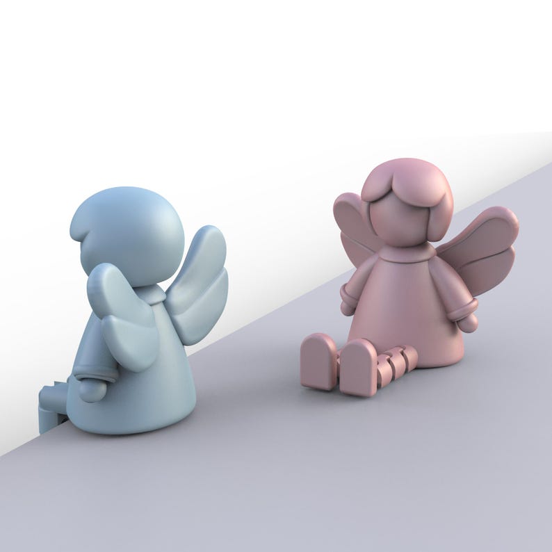 Flexi Angel Figure | Guardian Angel Christmas Decor | Articulated Shelf ...