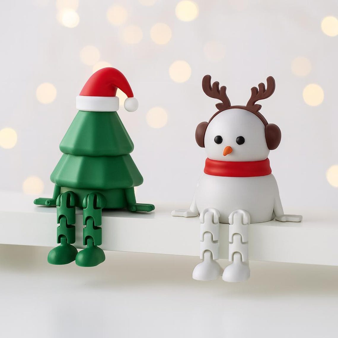 Flexi Xmas Decors | Santa Hat Christmas Tree & Reindeer Snowman ...