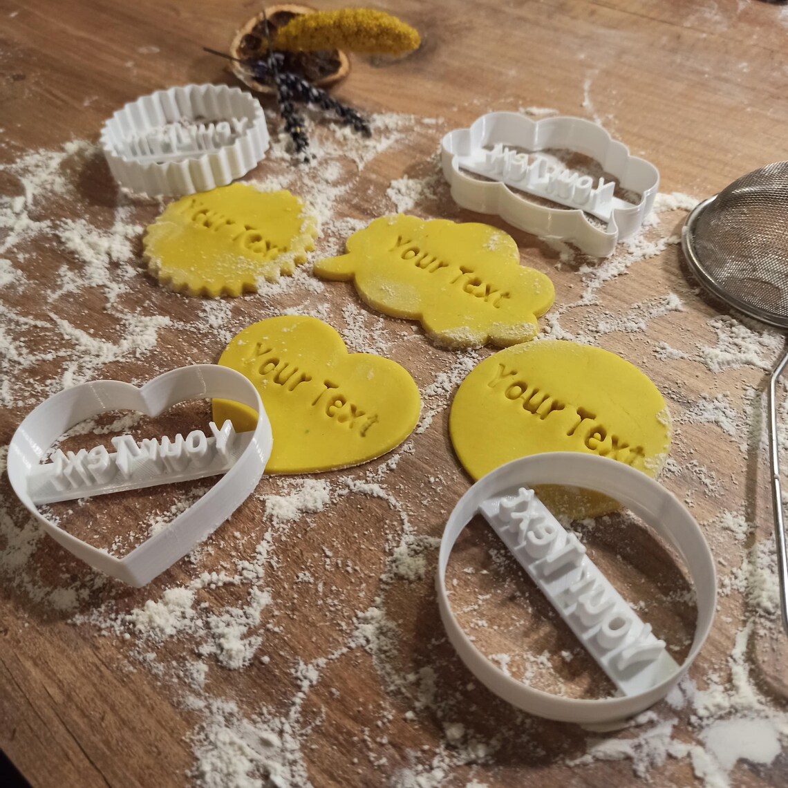 Personalized Your Text Cookie Cutter, Custom Idea Gift, Four Different ...