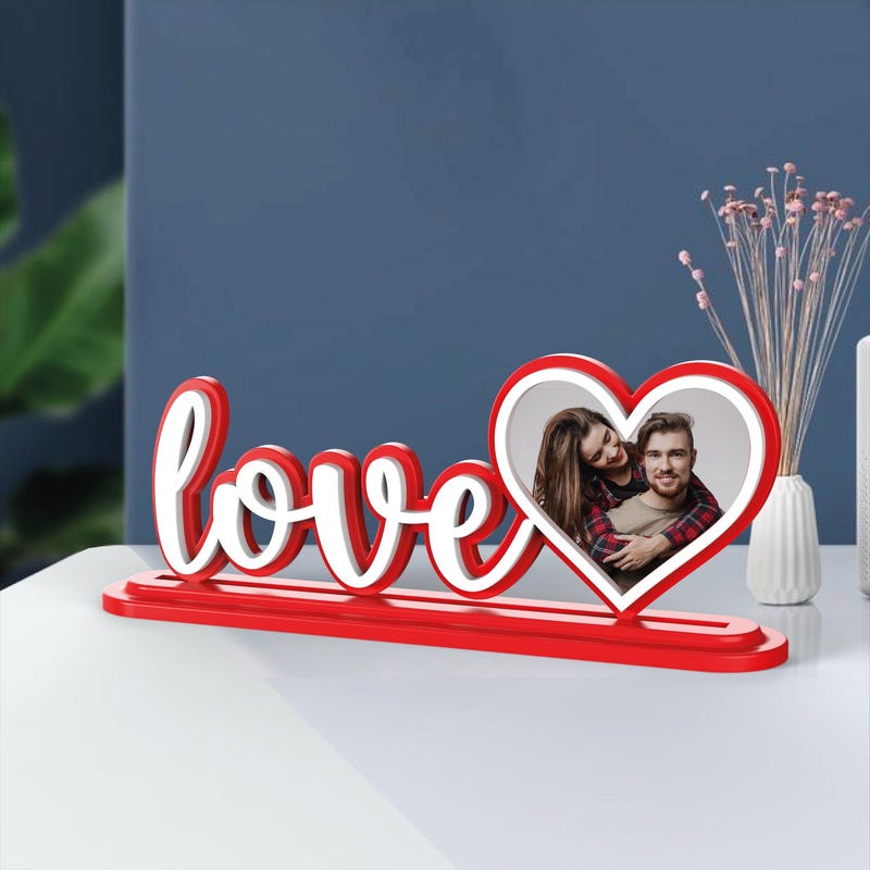 Heart Shaped 3d Picture - Etsy UK