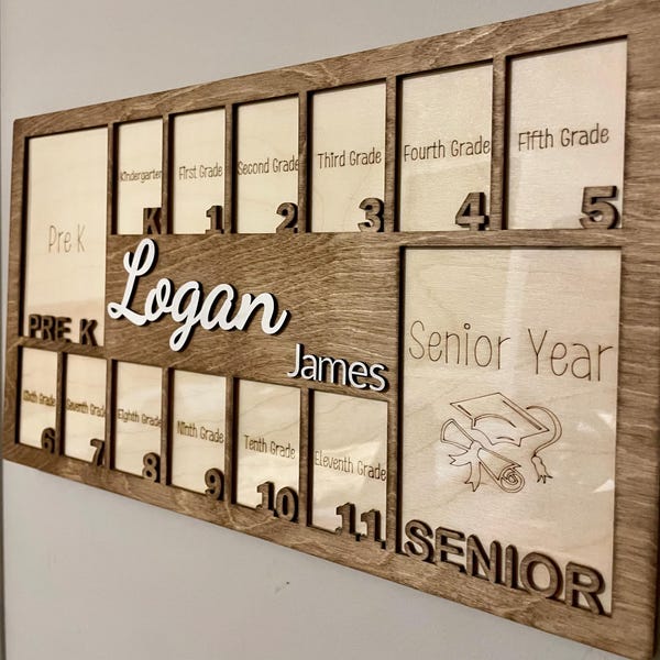 School Years Picture Frame - Etsy