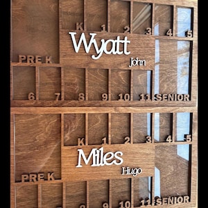 Personalized School Years Picture Frame | Pre-k Through Graduation ...