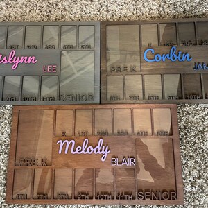 Personalized School Years Picture Frame Pre-k Through Graduation Prek ...