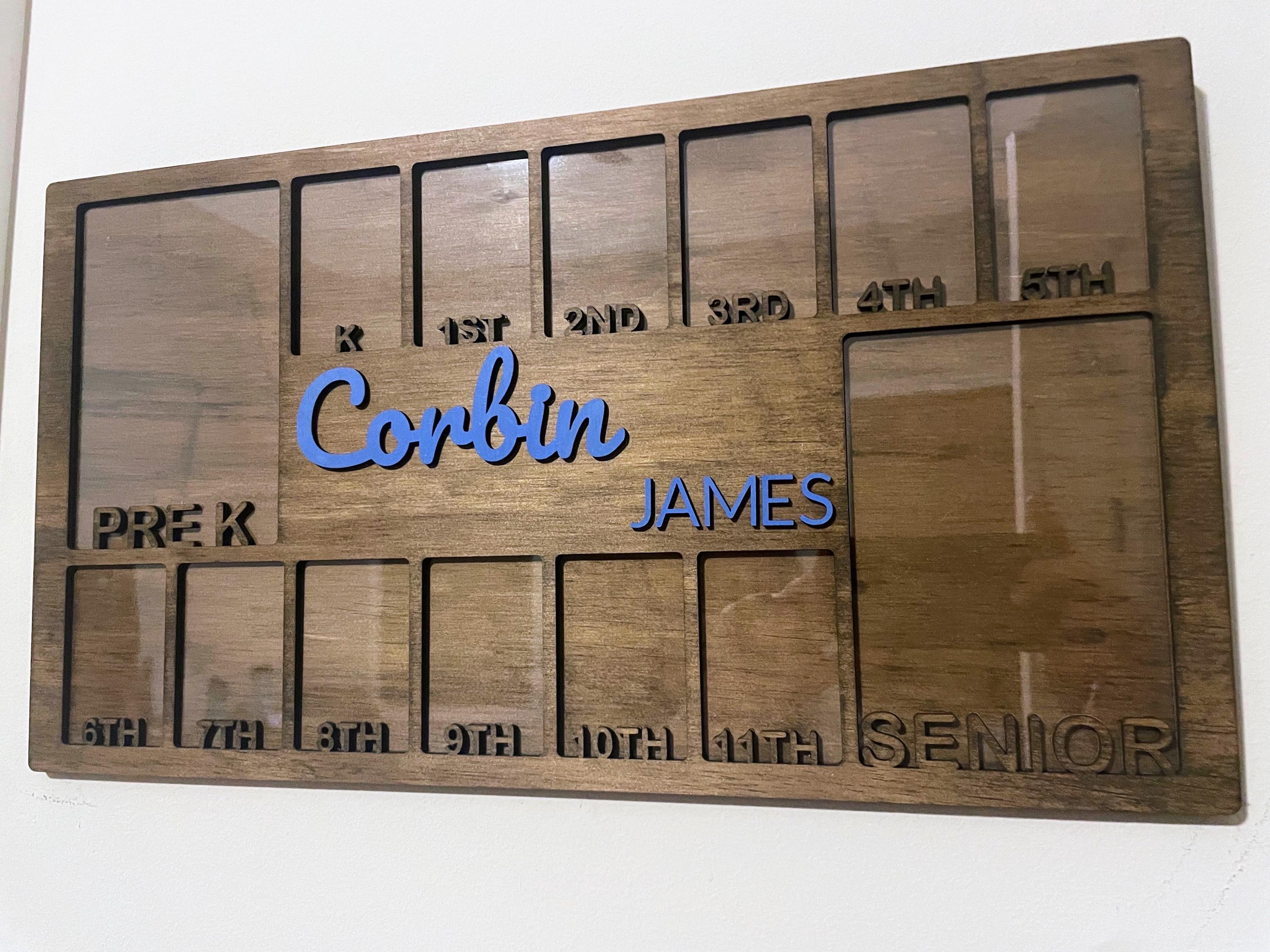 Personalized School Years Photo Frame: Pre K - Senior Pictures - Etsy