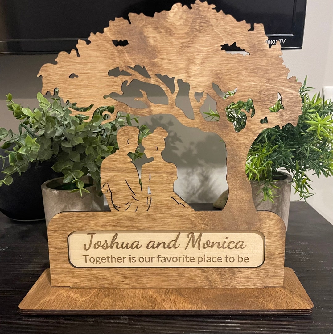 Personalized Romantic Couple Sign - Valentines or Anniversary Gift - Etsy