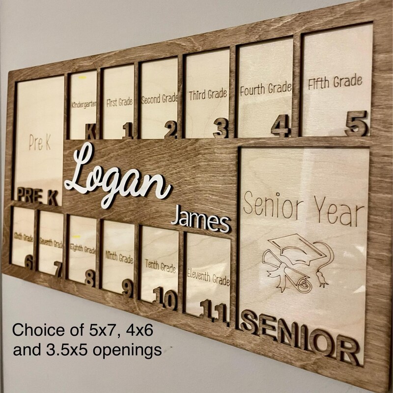 School Years Picture Frame - Etsy