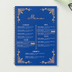 Restaurant Menu Template - Etsy