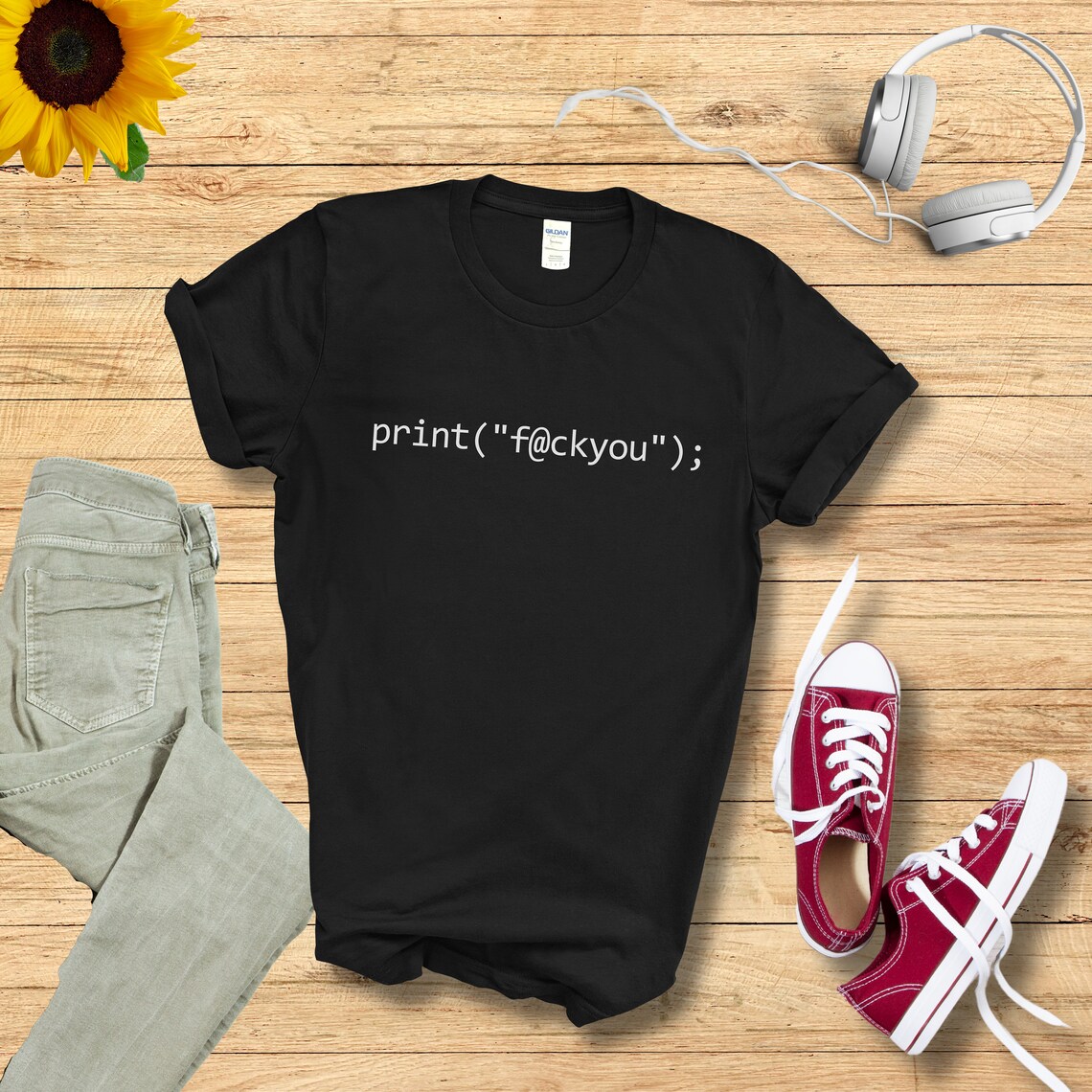 Printfckyou Funny Programmer Shirt, Coding Humor T-shirt, New Coder ...