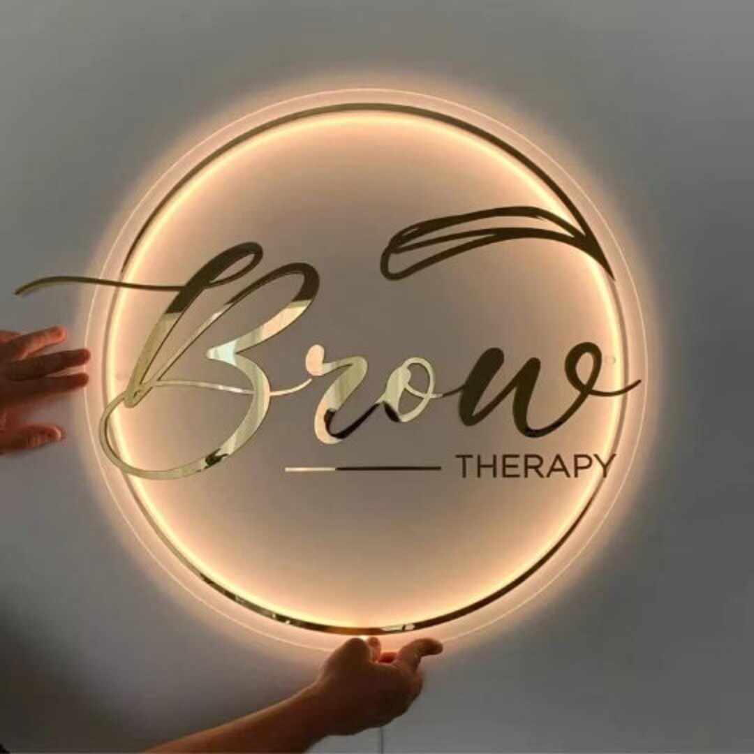 Custom Backlit Sign Laser Cut Sign Metal Sign Outdoor Business Sign ...
