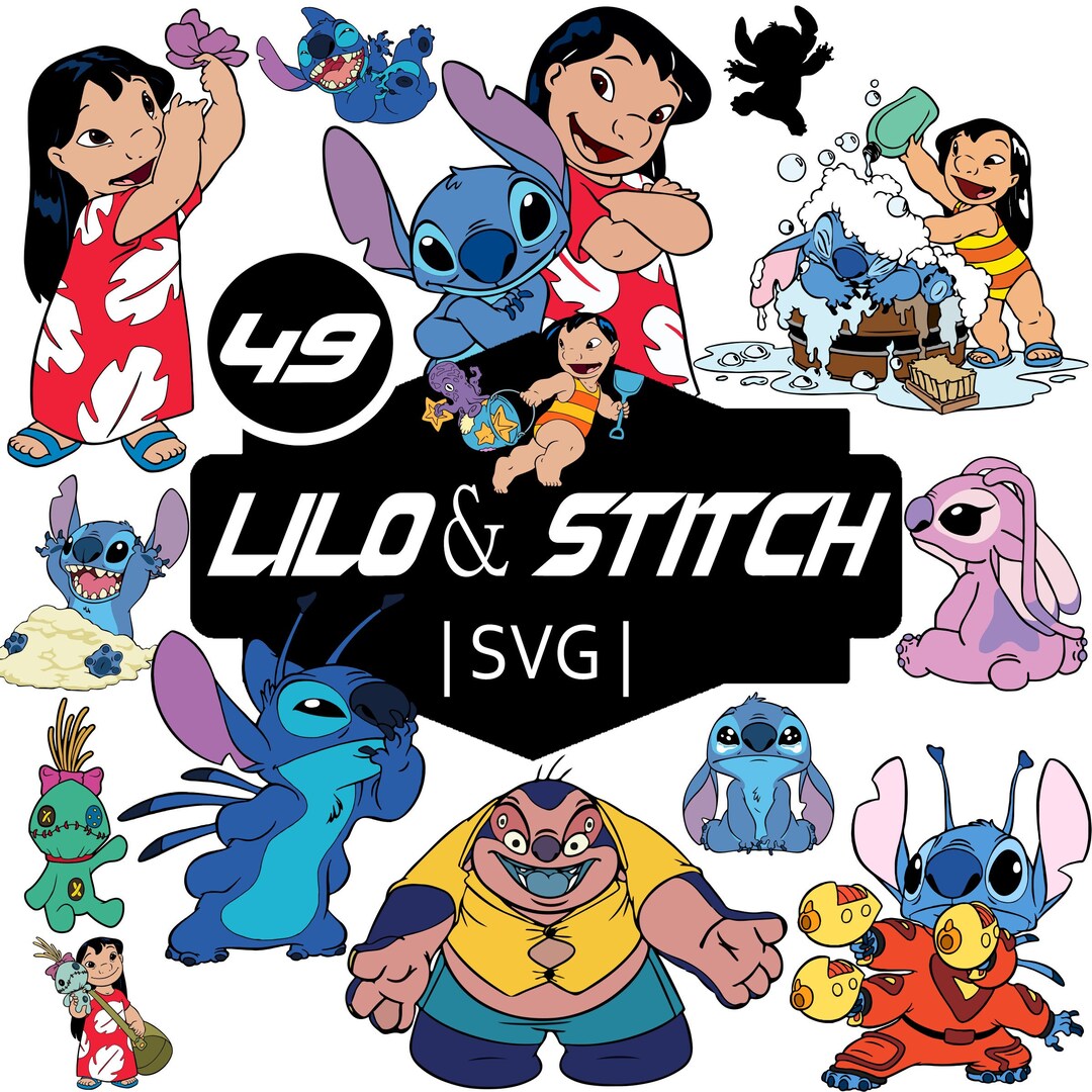 Lilo and Stitch SVG Lilo SVG Stitch SVG File Lilo and Stitch Clipart ...