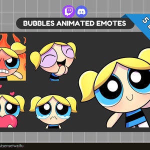 Bubbles 5 Pack Animated Emotes - Etsy