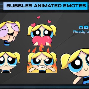 Bubbles 5 Pack Animated Emotes - Etsy