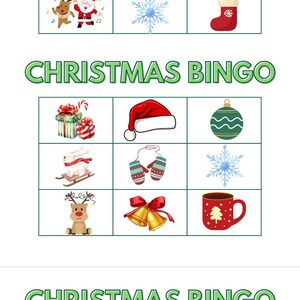 Printable Christmas Bingo Game – Fun and Easy Holiday Activity for Kids ...
