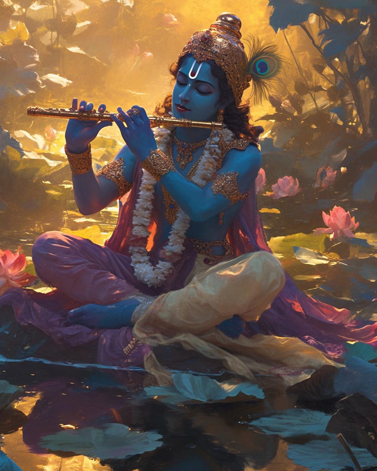 The Divine Melody: Krishna’s Birthday - Etsy