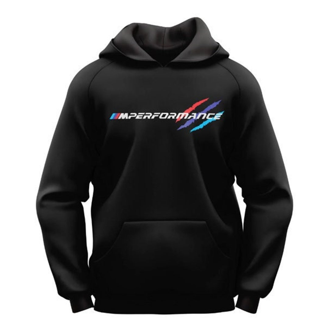 BMW M Performance Black Hoodie, Sportif Hoodie, Black Hoodie, Print&press Hoodie, Cotton Hoodie ...