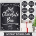 PRINTABLE: Hot Chocolate Bar Labels Hot Chocolate Bar - Etsy