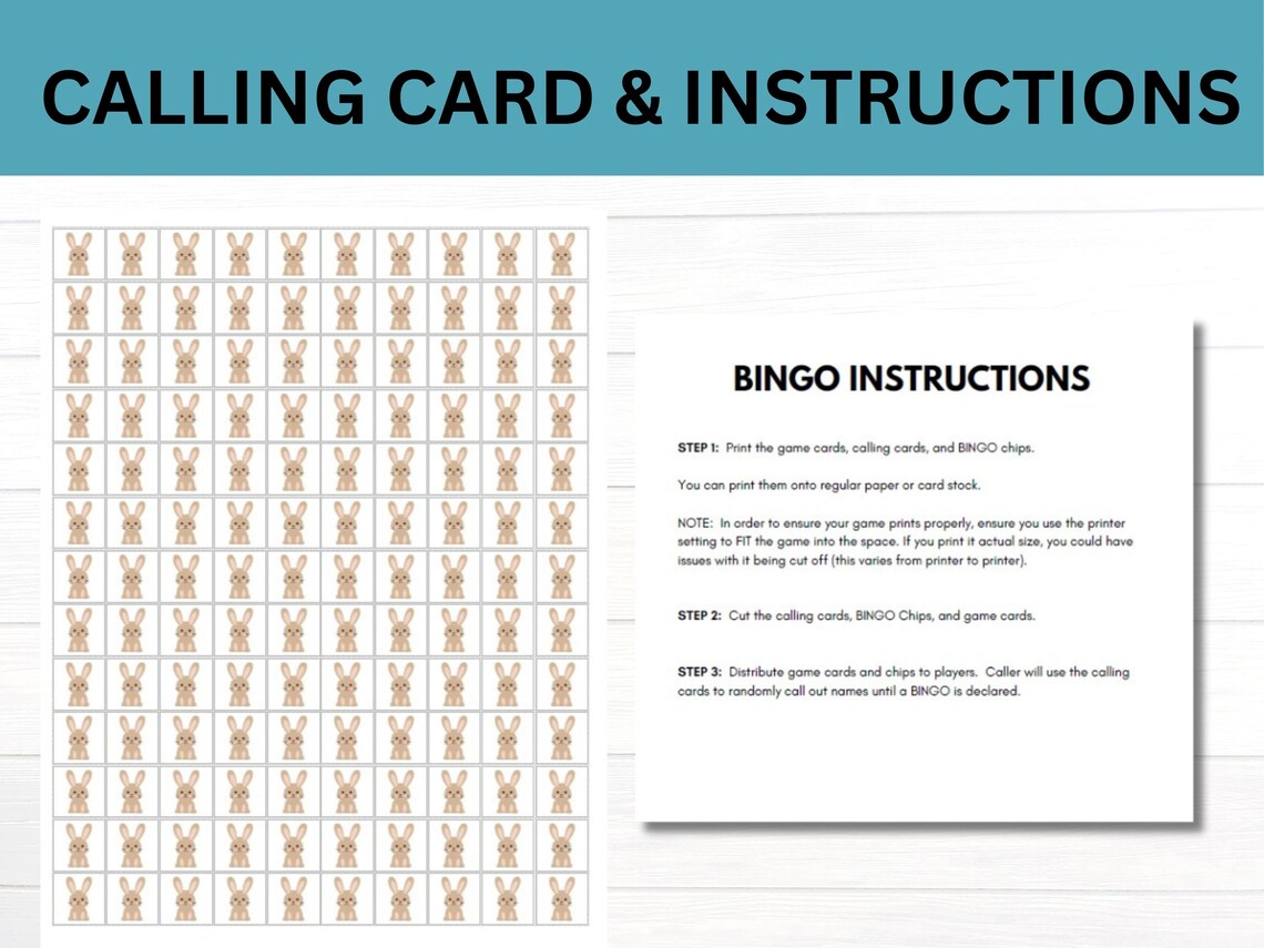 Easter Bingo, Easter Bingo Game, Easter Bingo Cards, Easter Activity ...