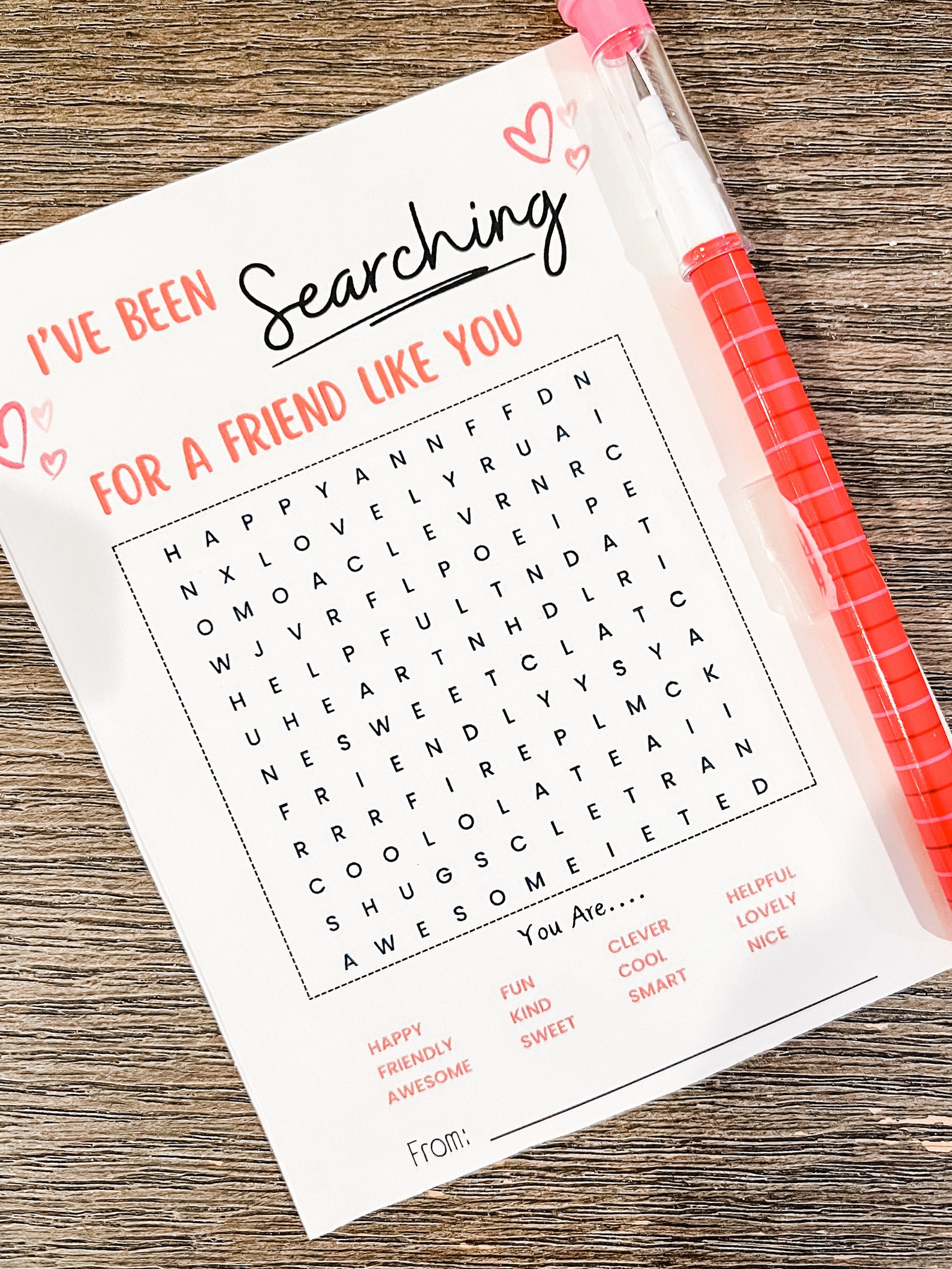 Word Search Valentine Day Printable, Maze Valentine Day Printable ...