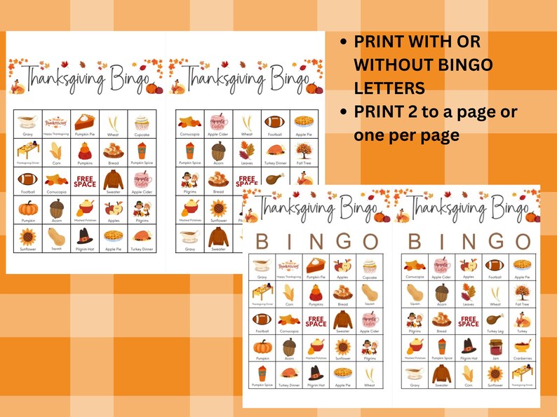 Printable Thanksgiving Bingo, Thanksgiving Bingo Game, Thanksgiving ...