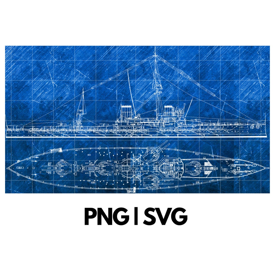 HMS Dreadnought 1906 Historic Battleship Blueprint - Etsy UK