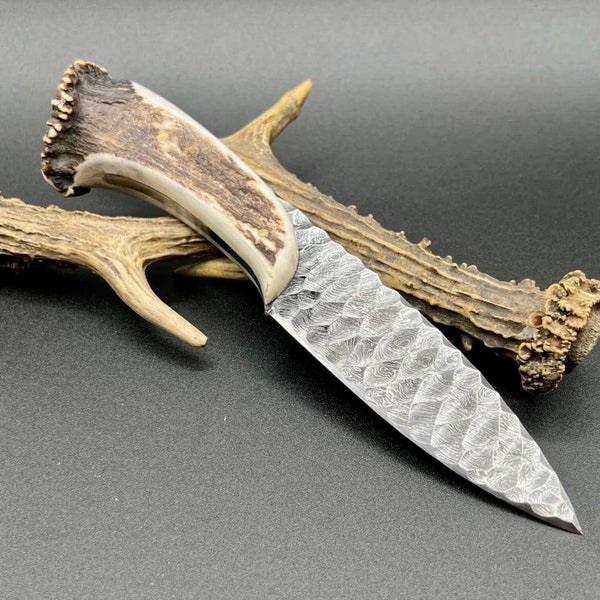 Hunting Knife Antler Handle - Etsy
