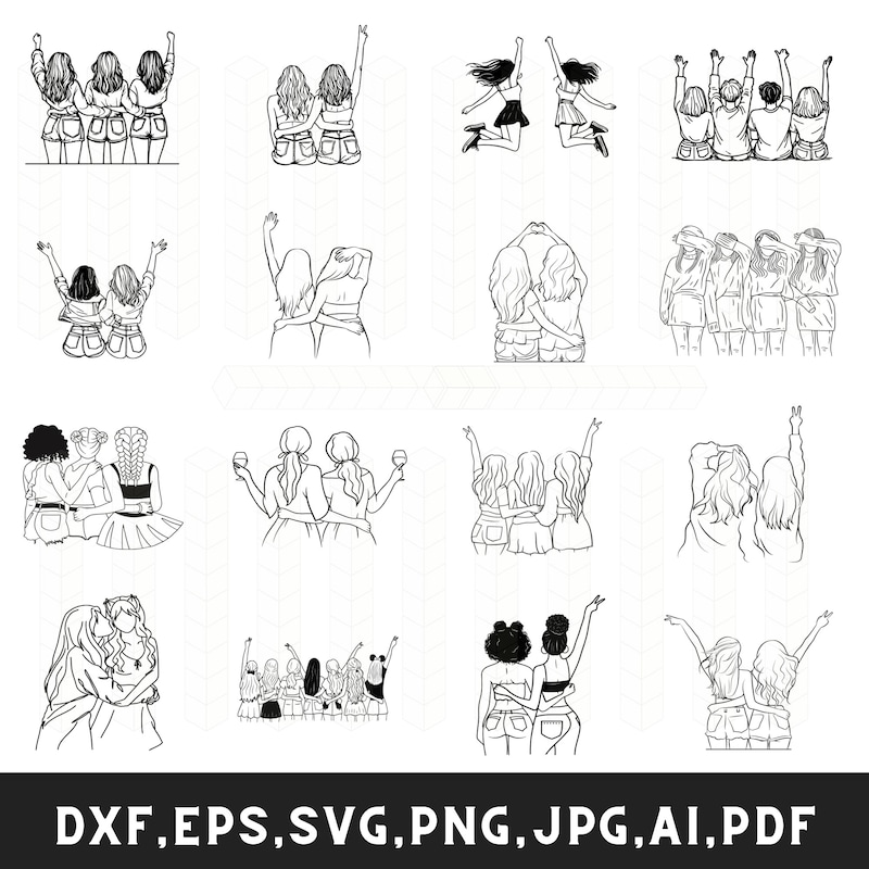 Friends Svg - Etsy