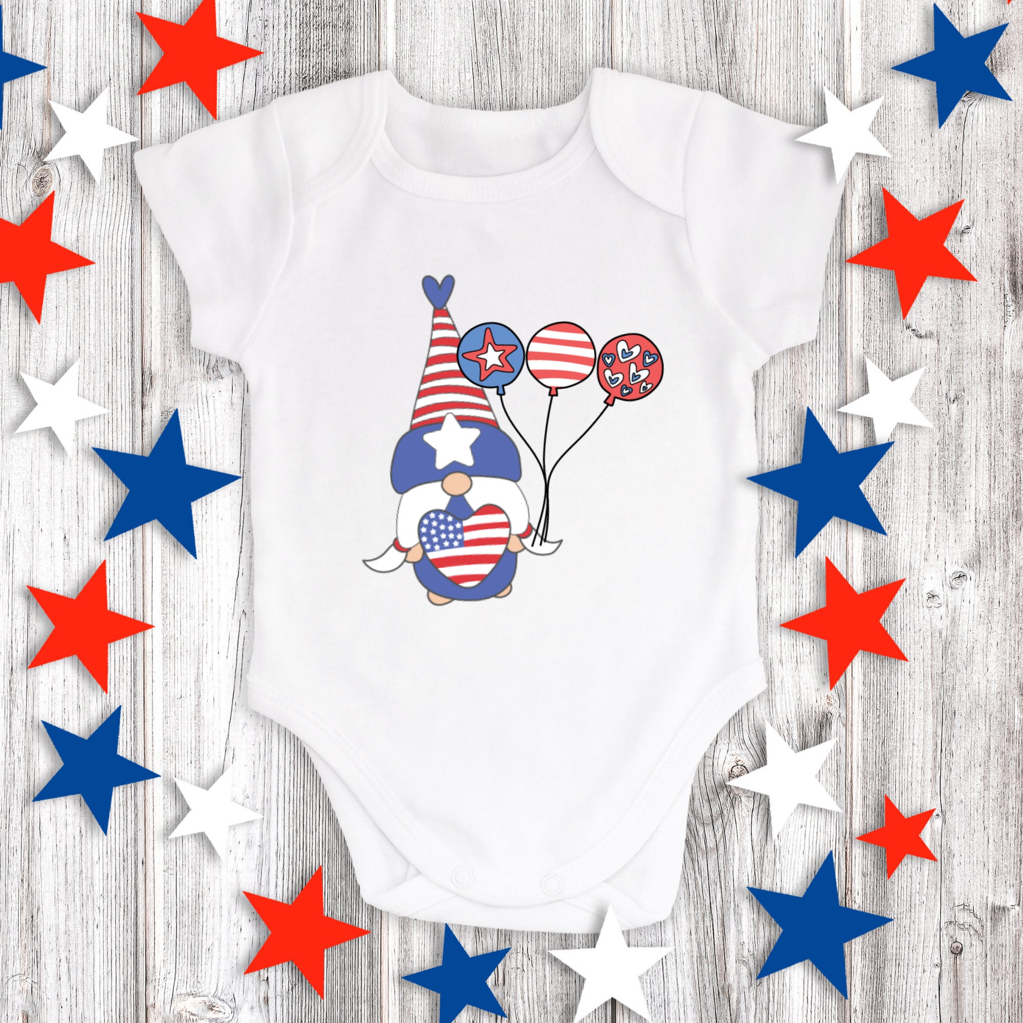 4th of July Gnome Svg Png, Patriotic Gnomes Svg Bundle, Independence ...