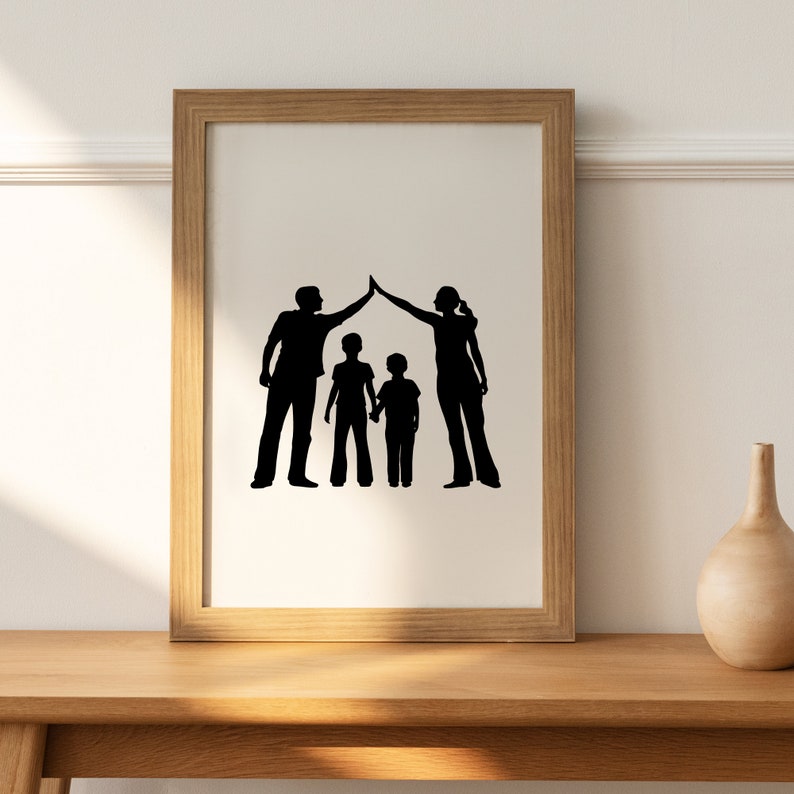 Family Svg Png Bundle, Family Clipart, , Family Silhouette, Family Svg ...