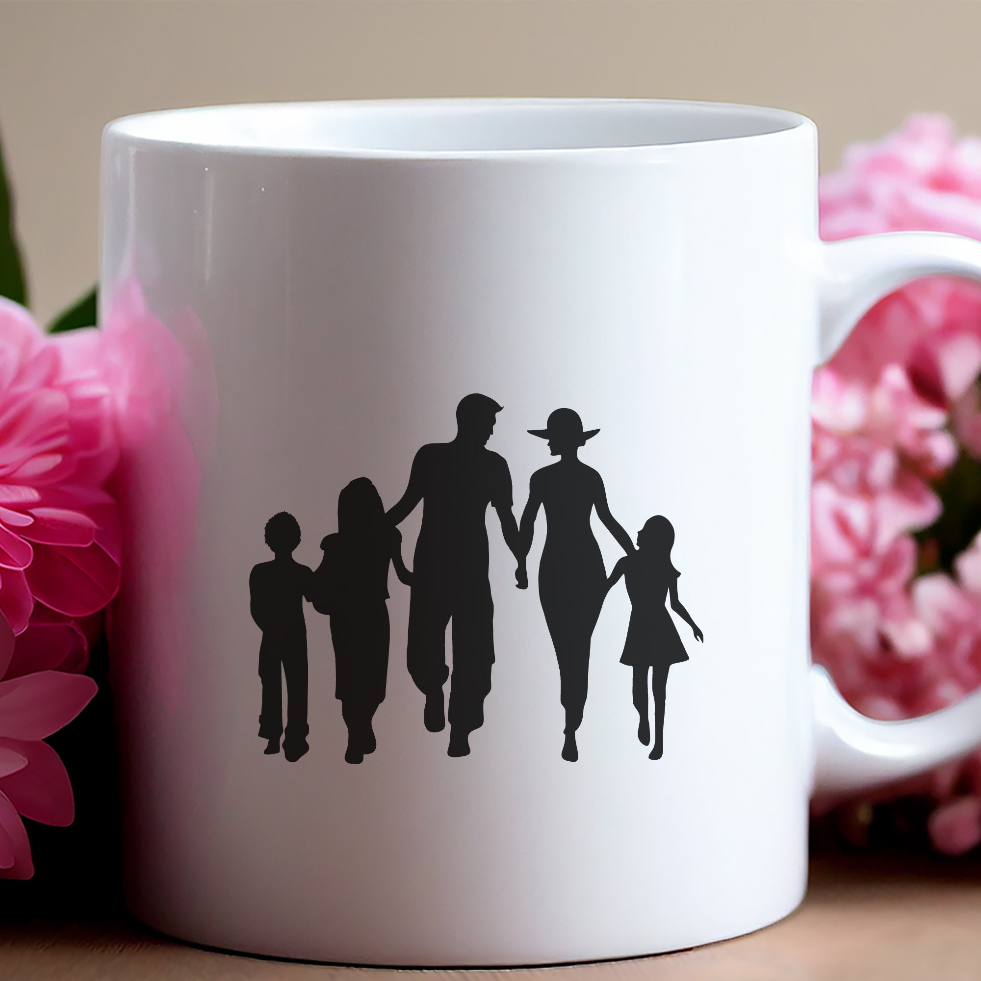 Family Svg Png Bundle, Family Clipart, , Family Silhouette, Family Svg ...