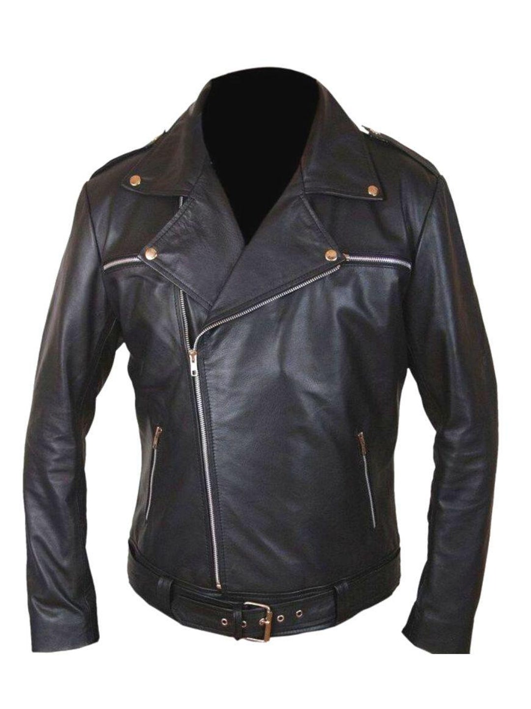Negan the Walking Dead Handmade Leather Jacket Black for Men and Women ...