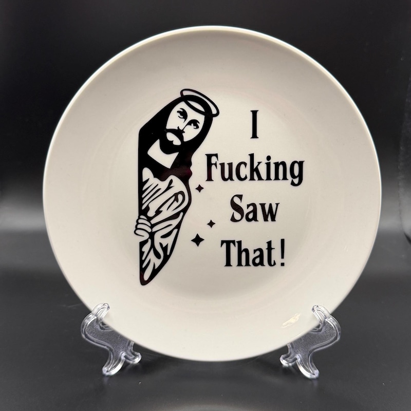 Decorative Plate Humorous - Etsy UK