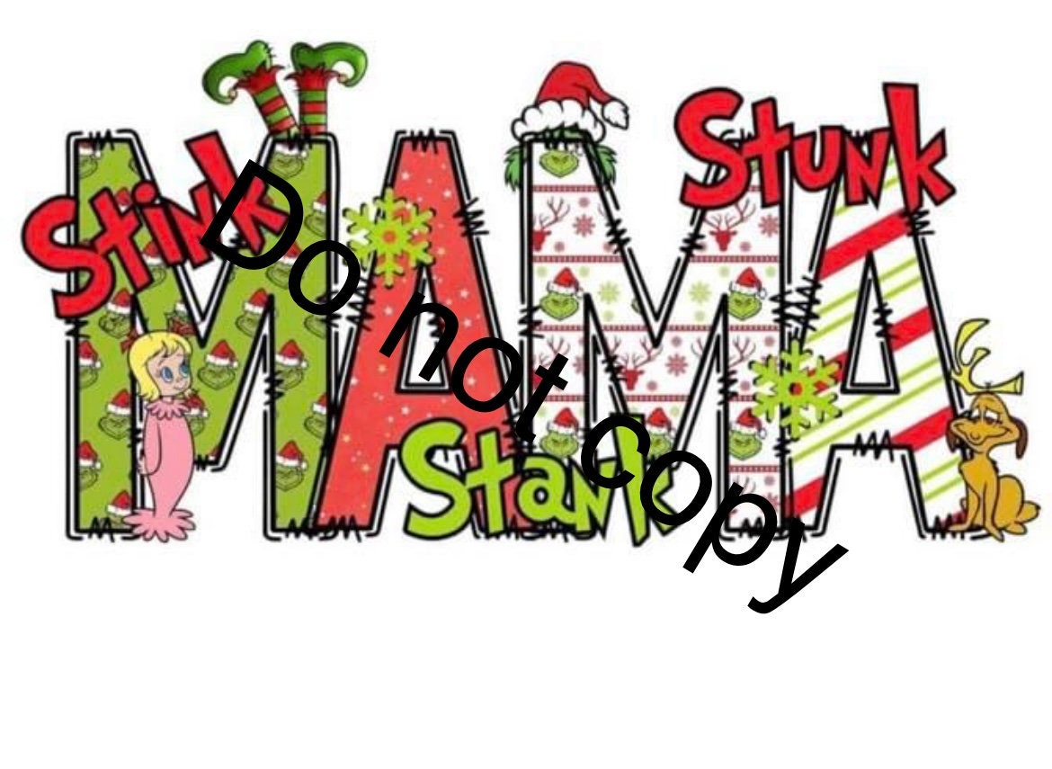 Grinch Png Mama Grinch Png Christmas Png Sublimation - Etsy