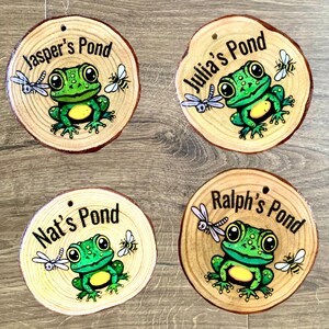 Wildlife Custom Pond Sign/plaque Laser Engraved/ Hand Painted- Pond ...