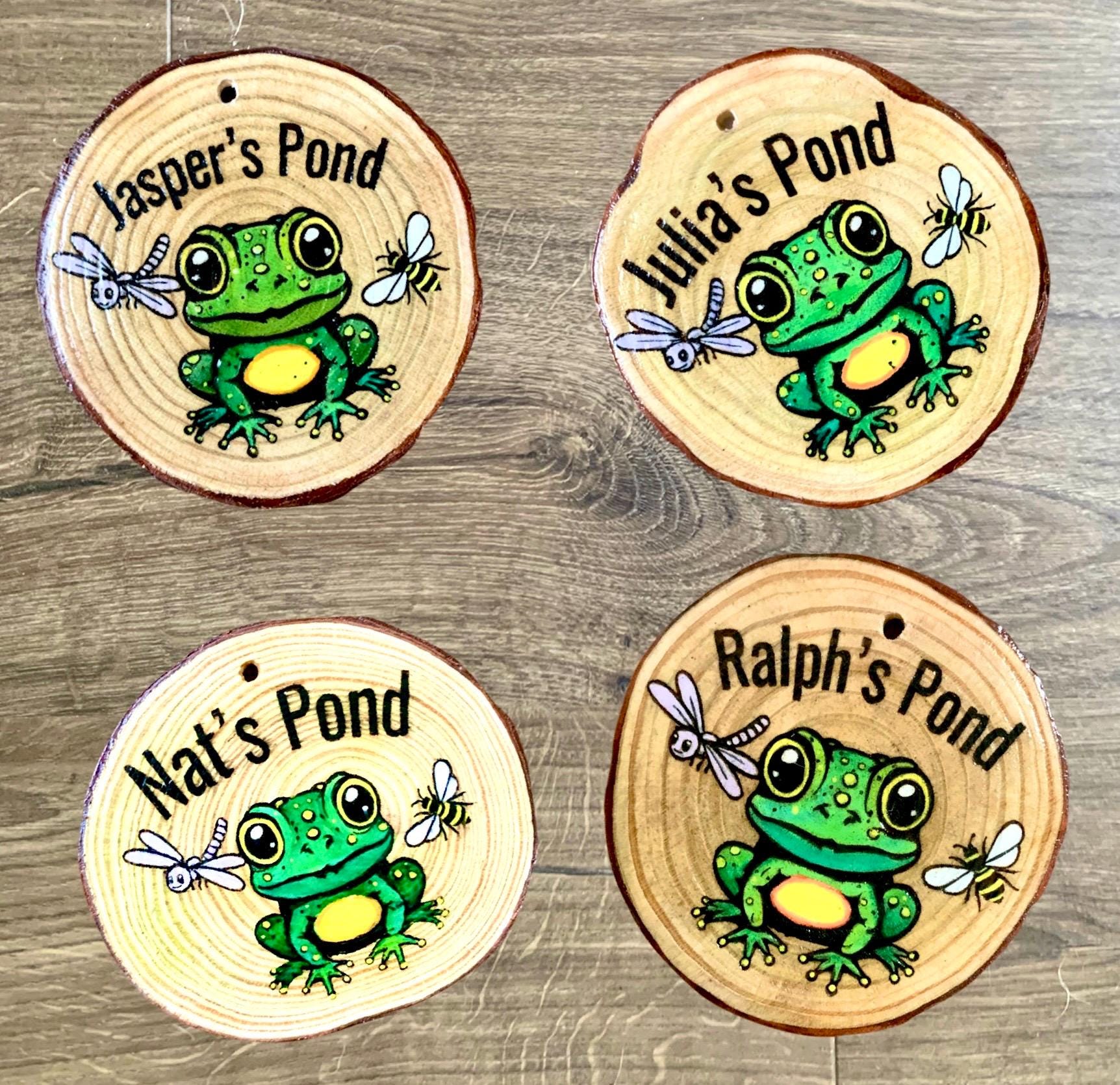 Wildlife Custom Pond Sign/plaque Laser Engraved/ Hand Painted- Pond ...