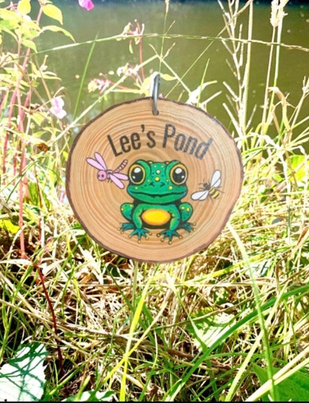 Wildlife Custom Pond Sign/plaque Laser Engraved/ Hand Painted- Pond ...