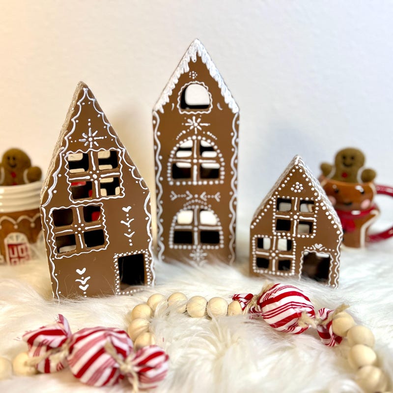 Ceramic Gingerbread House - Etsy