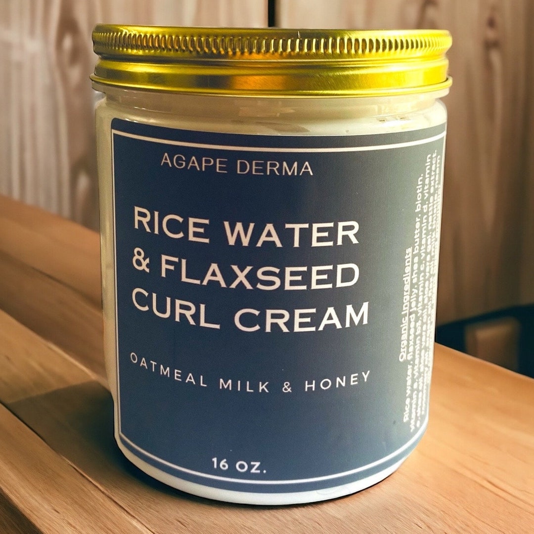 Fermented Rice Water & Flaxseed Curl Cream – Strengthens - Defines ...