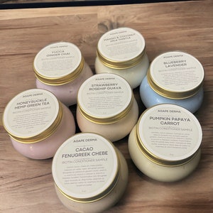 Biotin Conditioner Samples 4oz • Natural Deep Conditioner - Infused ...