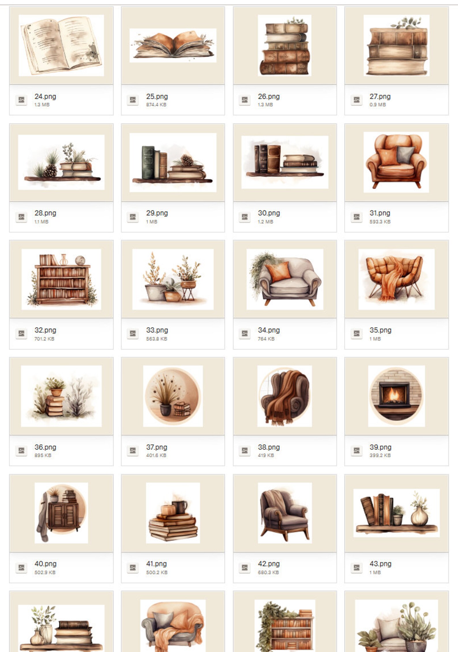 110 Library Stickers Adorable Clip Art Print at Home Bookworm and ...