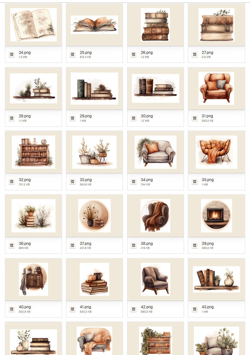 110 Library Stickers Adorable Clip Art Print at Home Bookworm and ...