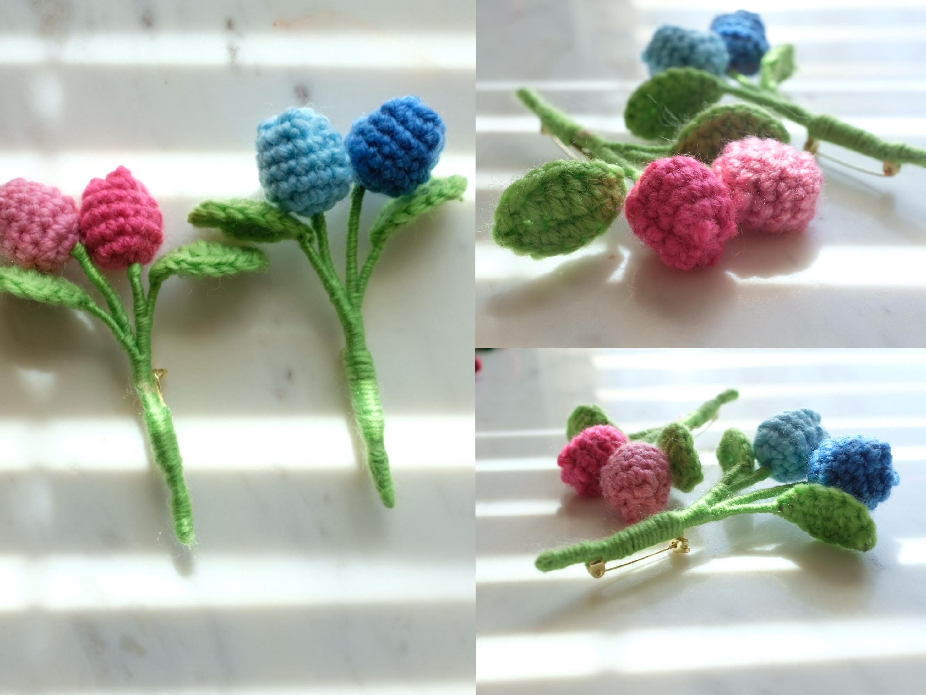 Crochet Flower Brooch/handmade Rose Brooch/micro Crochet Sunflower ...